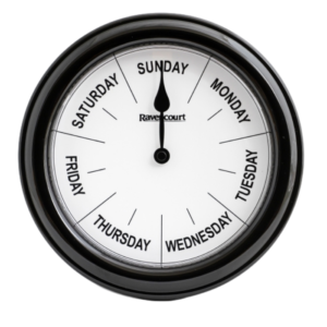 Day of the Week Wall Clock | Clocks and Watches | Live Well Now