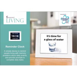 Rosebud Dementia Reminder Clock | Dementia Aids |Live Well Well