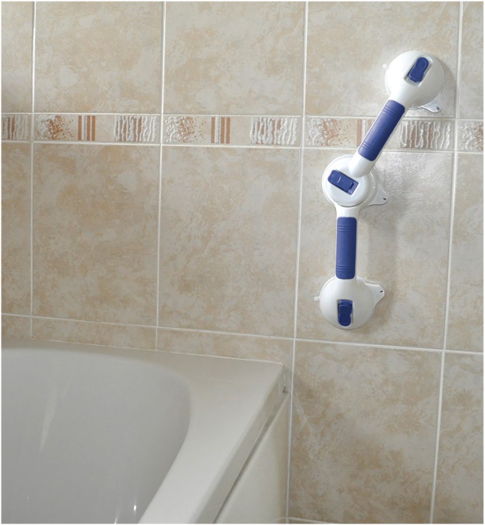 Dual-Pointed Suction Safety Rail | Grab Bars | Live Well Now